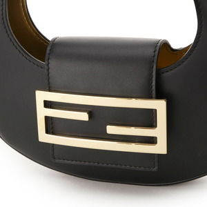 Fendi | Bags | Fendi Cookie Leather Hobo Bag Black | Poshmark